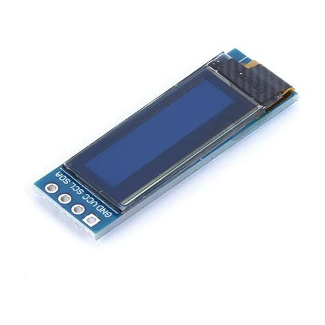 Módulo Oled De 091 Pulgadas 4 Pines 128x32 Iic Ssd1306 Módulo Diy 33 V5 V Pantalla Blanca