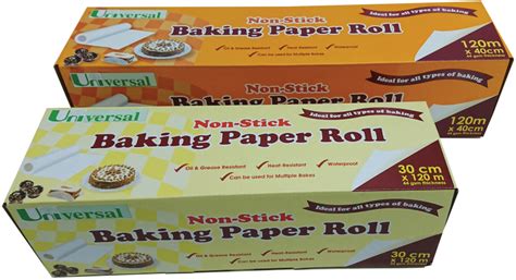 Baking Paper Small 300mm Wide X 120m Long Food Safety Labels