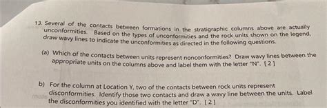 Solved Part 2 Stratigraphic Correlation Exercise Use The