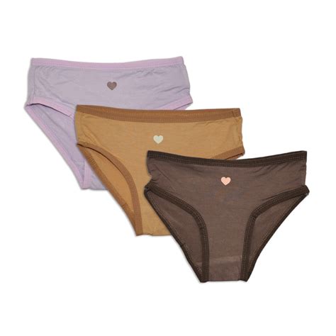 Bamboo Girls Bikin Underwear 3 Pack Antler Fairy Prairie こんにちはマート