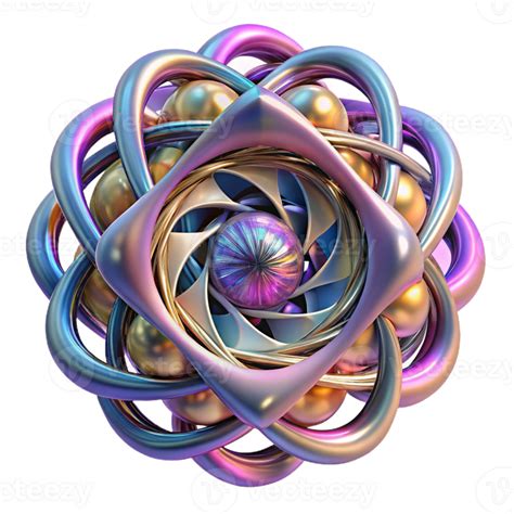 Serene Artistic A Complex Three Dimensional Fractal Structure