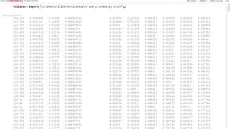 Import Excel Into Mathematica Youtube