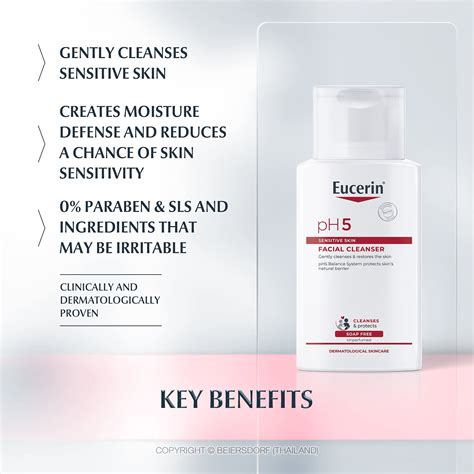 Eucerin Ph5 Facial Cleanser 100 Ml Gentle Care For Sensitive Skin