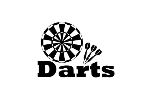 Darts Svg Dart Board Svg Dart Game Svg Vector File In Svg Dxf And