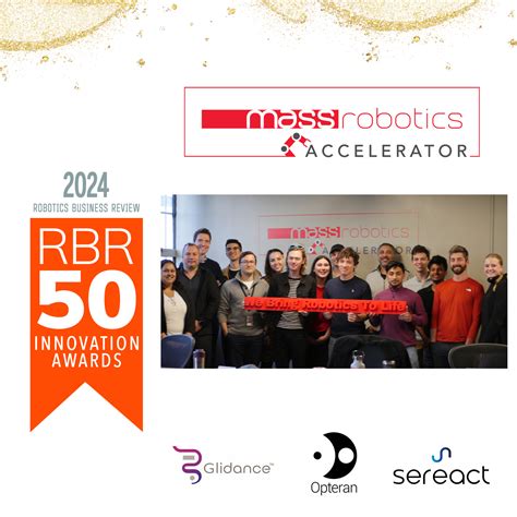 massrobotics announces form and function challenge winners showcases first accelerator cohort at