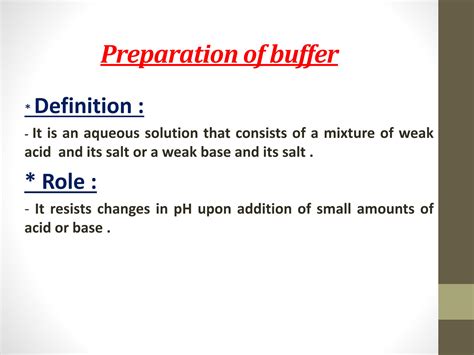 SOLUTION Lab 4 Preparation And Types Of Buffer Studypool