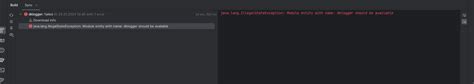 android what to do when the java lang illegalsateexception module
