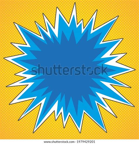 Speech Bubble Explosion Comic Style Vector Stock Vector Royalty Free 1979429201 Shutterstock