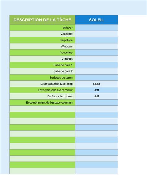 Modèle Excel De Planification Hebdomadaire Pour Une Gestion Efficace Des Tâches Modeles Fr