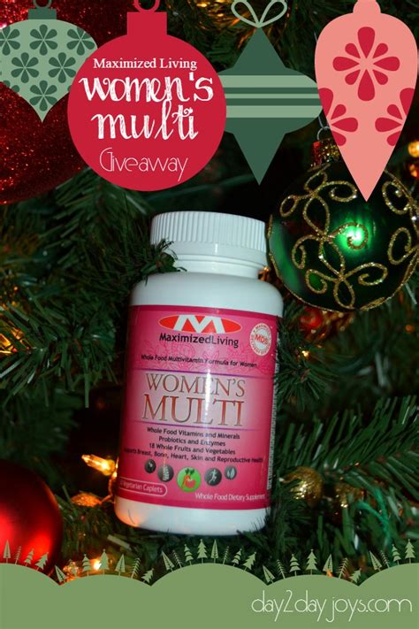 12 Days of Christmas {Day 10: Maximized Living Women's Multi} - Day2Day ...
