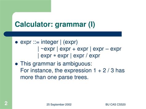 Ppt Parsing Combinators Powerpoint Presentation Free Download Id