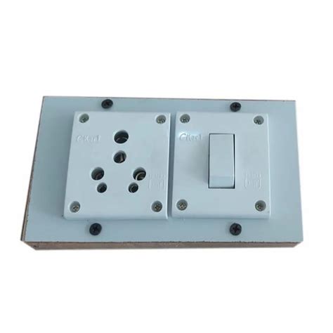 PVC Single Socket Electrical Switch Board For Multiuse Module Size 1 M At Rs 100 Piece In Patiala
