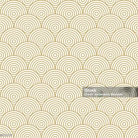 배경 패턴 원활한 원 추상 파 배경 스트라이프 골드 고급 색상과 라인 기하학적 선 벡터입니다 고급 스러움은 배경 디자인을 만듭니다 0명에 대한 스톡 벡터 아트 및 기타