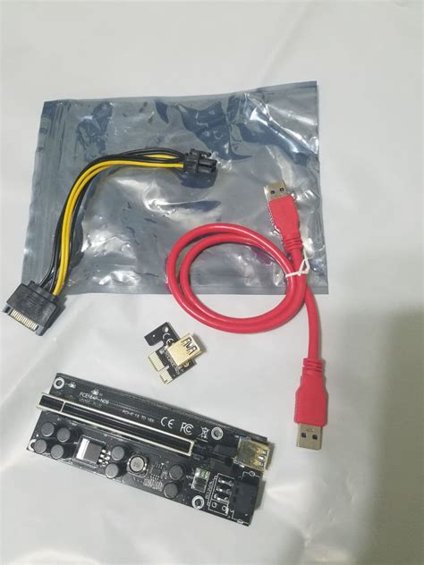 8 Pack Version 009S PLUS Multi Interface PCI E Riser For GPU Mining ALISE OPERATIONS