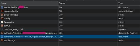 CORS Error When Trying To Run A Pega Webembed From A Custom HTML File From Browser Support Center