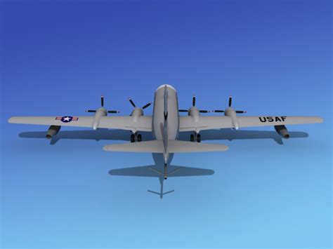 Boeing Kc 97 Stratotanker Usaf 1 3d Model Rigged Cgtrader
