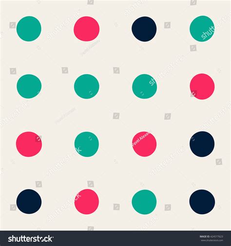 Seamless Polka Dot Pattern Vector Repeating Stock Vector Royalty Free 424577623 Shutterstock
