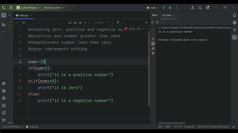 python program is a number positive negative or zero youtube