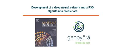 Development Of A Deep Neural Network And A Pso Algorithm To Predict Ore Hardness Using X Ray