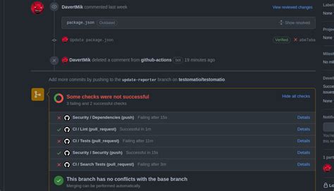 Github Comments For Pull Requests Are Not Created · Issue 129