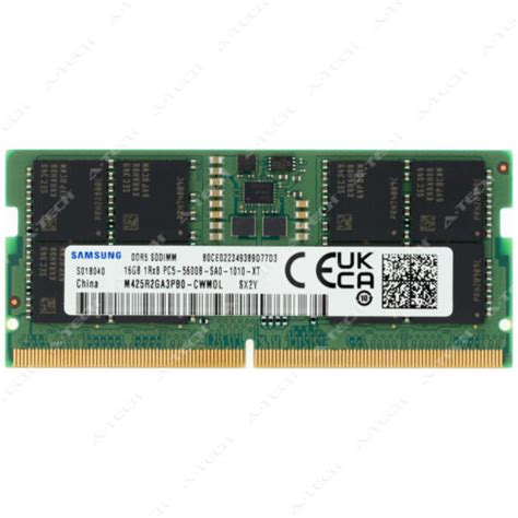 Samsung 16gb Ddr5 5600 Mhz Pc5 44800 Sodimm Laptop Memory Ram