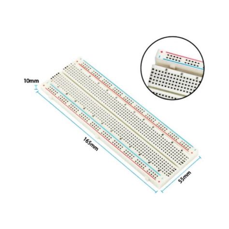 830 Tie Points Solderless Breadboard For Arduino