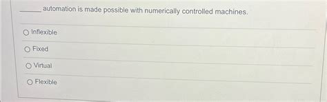 Solved Automation Is Made Possible With Numerically