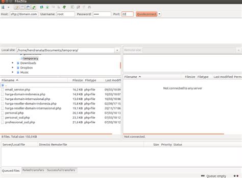 guide on how to upload files to a linux vps using the sftp protocol