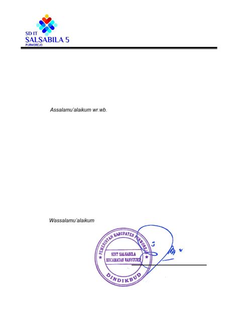 Undangan Sosialisasi Program Sekolah Pdf