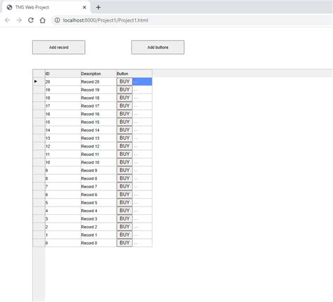 Twebdbgrid And Addbutton Tms Web Core Tms Support Center