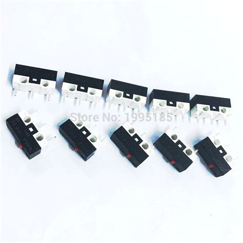 10pcs Button Switch 3pin Mouse Switch Microswitch Vicedeal