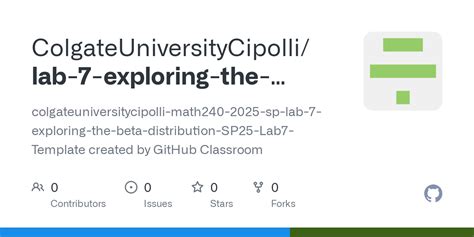 Github Colgateuniversitycipollilab 7 Exploring The Beta Distribution