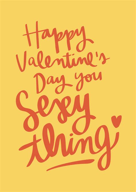 Happy Valentines Day You Sexy Thing Love Cards And Quotes 🌹💌 Send
