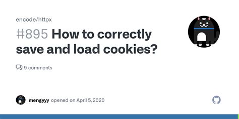 How To Correctly Save And Load Cookies · Issue 895 · Encodex