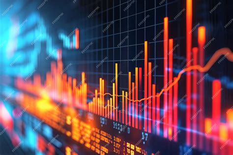 Premium Photo A Detailed View Of A Computer Screen Displaying A Bar Chart Illustrating Data