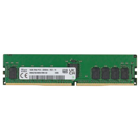 Hynix Ddr4 Ram 16gb Pc4 3200aa Ecc Rdimm 2r Hmag78exnra199n