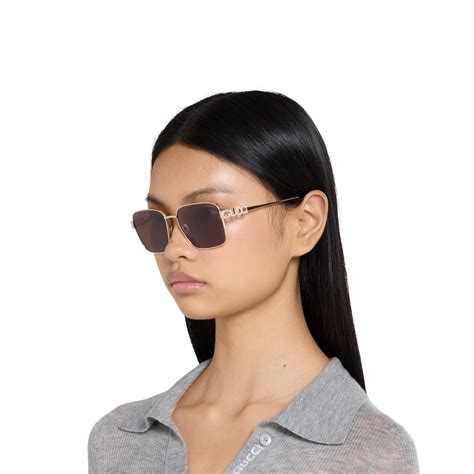 Womens Designer Square And Rectangle Sunglasses Gucci® Fi