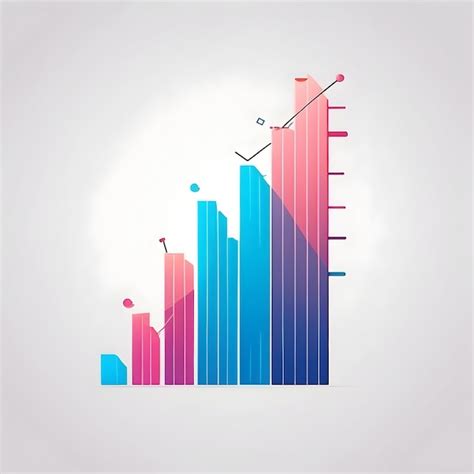Premium Photo Bar Graph Icon Business Chart Data Visualization Graph Diagram Statistical Bar