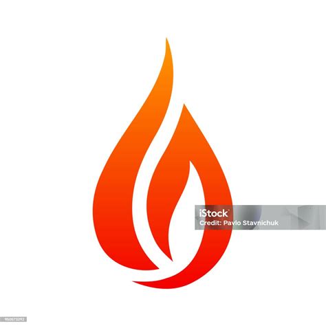불 로고입니다 빨강 노랑 화재입니다 아이콘 일러스트 레이 션 디자인벡터 로고에 대한 스톡 벡터 아트 및 기타 이미지 로고 점화 가연성 Istock