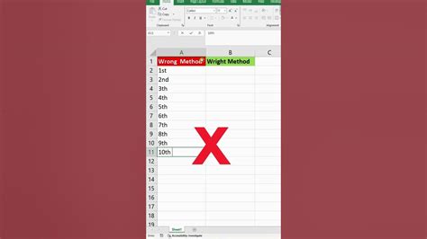 How To Correctly Format Numbers In Excel 1st 2nd 3rd Exceltips