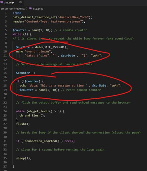 Server Side Event Mdn Example Datafireball