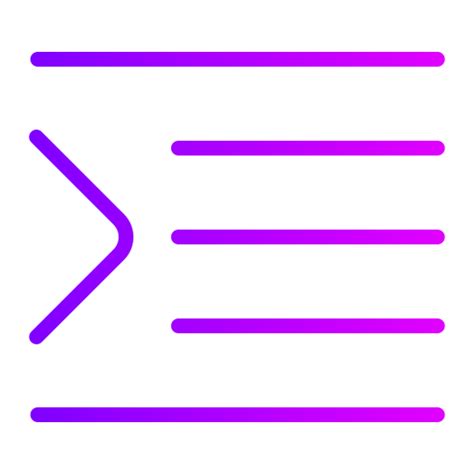 Indent Generic Gradient Icon Indent Generic Gradient Icon