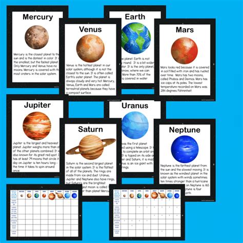 The Planets Hands On Teaching Ideas