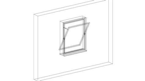 Pivot Window Horizontal Axis 3d Model Cgtrader