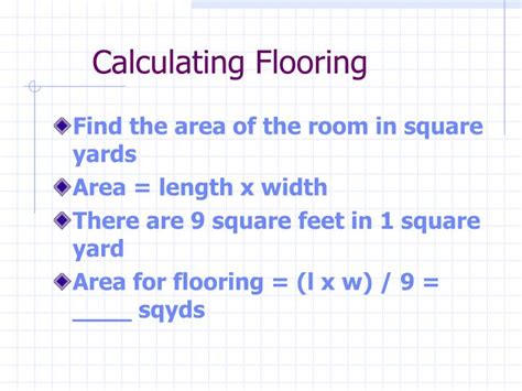 PPT Calculating Flooring PowerPoint Presentation Free Download ID 6038637