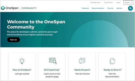 Contact Support Onespan