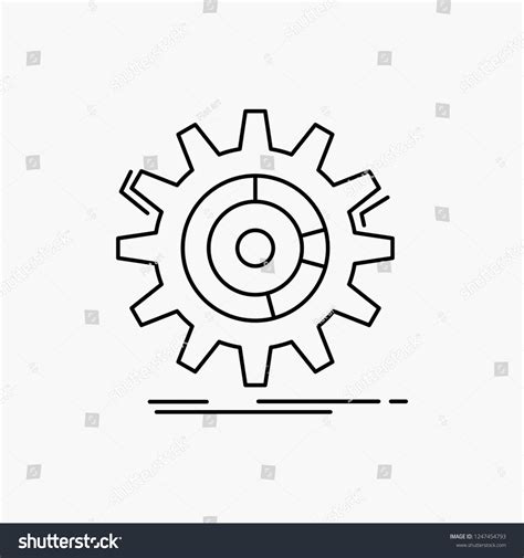 Setting Data Management Process Progress Line Stock Vector Royalty Free 1247454793 Shutterstock
