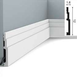 Плинтус Orac Decor SX183 Cascade / SX183F Cascade — полиуретановый и ...