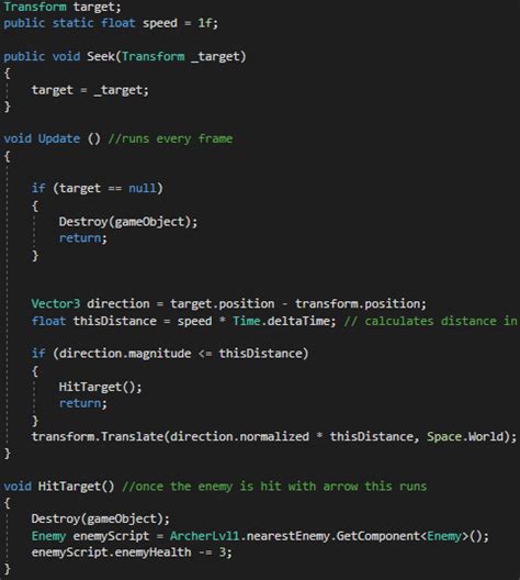 How Do I Get An Arrow To Point Towards An Enemy In Unity Once Instantiated Questions