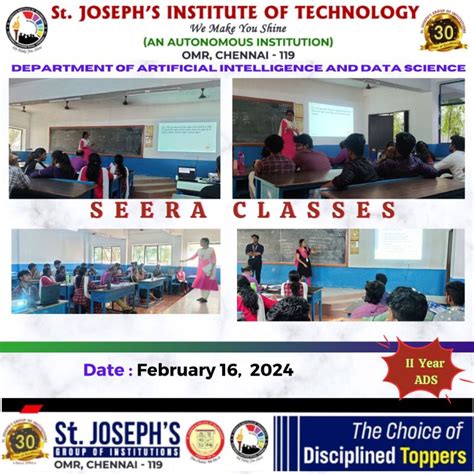 Department Of Artificial Intelligence And Data Science St Josephs